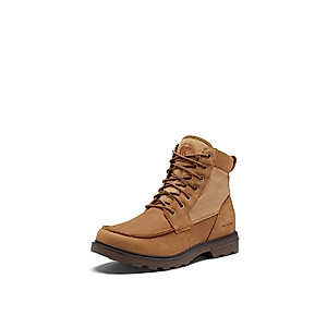 Sorel Men's Carson Moc Waterproof Boot - Camel Brown, Umber - Size 10.5