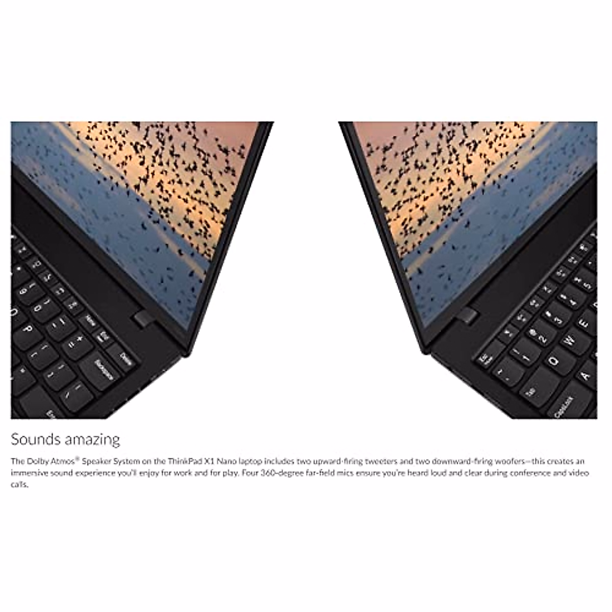 Lenovo X1 Nano, The Lightest ThinkPad Laptop Ever, with 13" 2K Display, 11th Gen i5-1130G7 Processor, 16GB 4267MHz Memory, 512GB SSD, Thunderbolt 4, and Windows 10 Pro