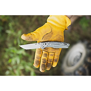 Schrade Alpha Class Truix with 3.5in S35VN Steel Blade, G10 Handle, USA Made for EDC and Hunting