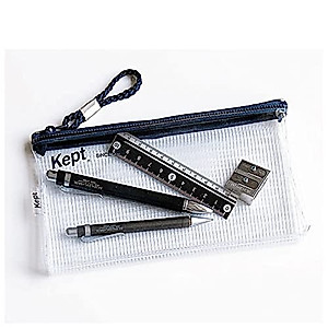 レイメイ藤井 Kept Raymay Fujii KPF603R Pencil Case, Clear Pen Case, Red