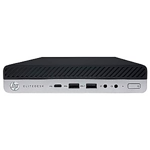 HP Smart Buy ELITEDESK 800 G4 DM 4CB16UT Core i7 8700T 8GB DDR4, SSD 256 GB (Renewed)