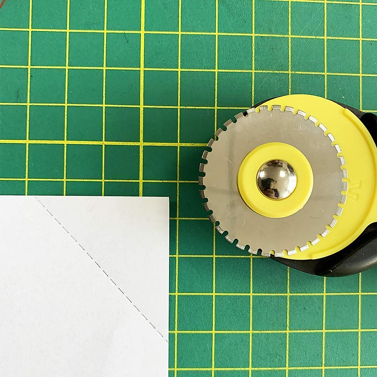 5 Pack 45mm Crochet Edge Skip Blade Perforated Rotary Blades for Paper Perforating Fleece Fabric Scrapbooking