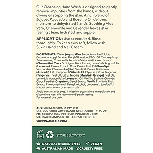 Sukin - Cleansing Hand Wash With Pump, Signature Collection, 8.46 fl oz 250 mL