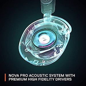 SteelSeries Arctis Nova Pro Wireless Xbox Multi-System Gaming Headset - Premium Hi-Fi Drivers - Active Noise Cancellation Infinity Power System - Stealth Mic - Xbox, PC, PS5, PS4, Switch, Mobile