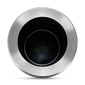 Open Top Trash Can, Commercial Grade, 65L Capacity