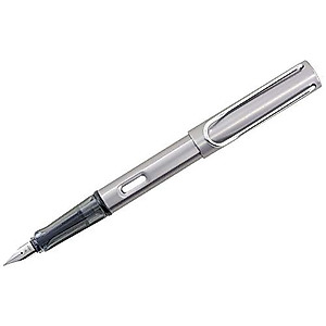 Lamy AL-Star Fountain Pen (26M) Graphite & 5 Black Ink Cartridges