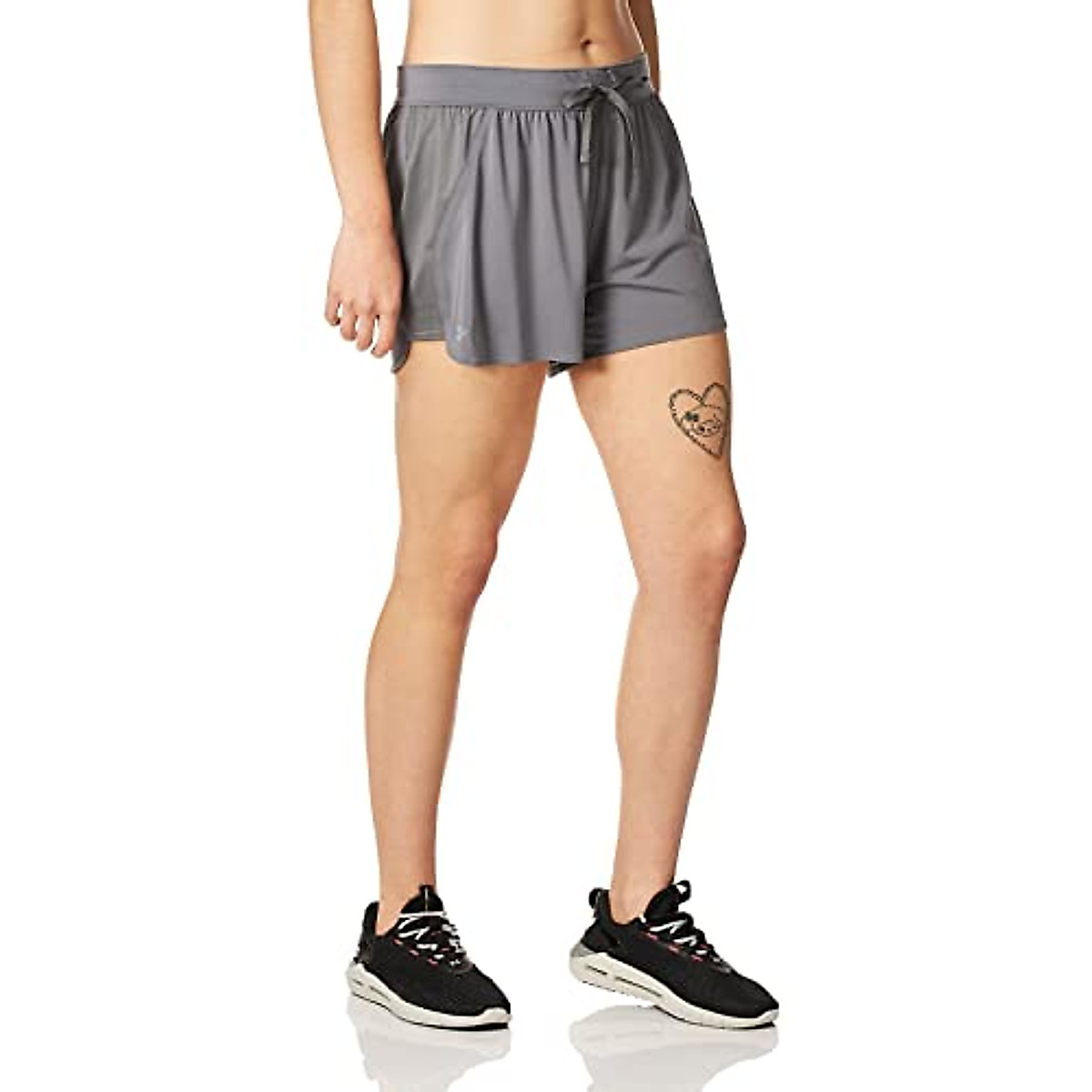 Under Armour Women's UA Game Time Shorts SM Gray