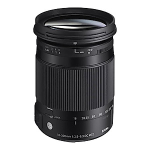 Sigma 18-300mm F3.5-6.3 Contemporary DC Macro OS HSM Lens for Canon