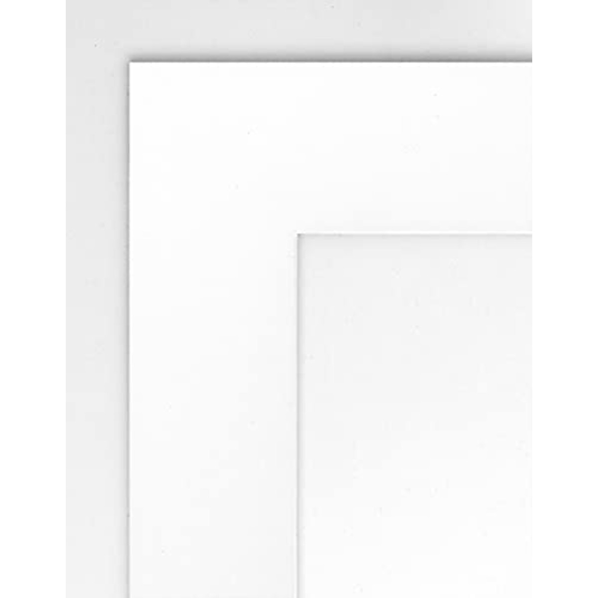 Picture Matboard | Custom Opening | Archival - Conservation Grade Mat | Black - White| 300 Years Lifespan (13x19, Black)