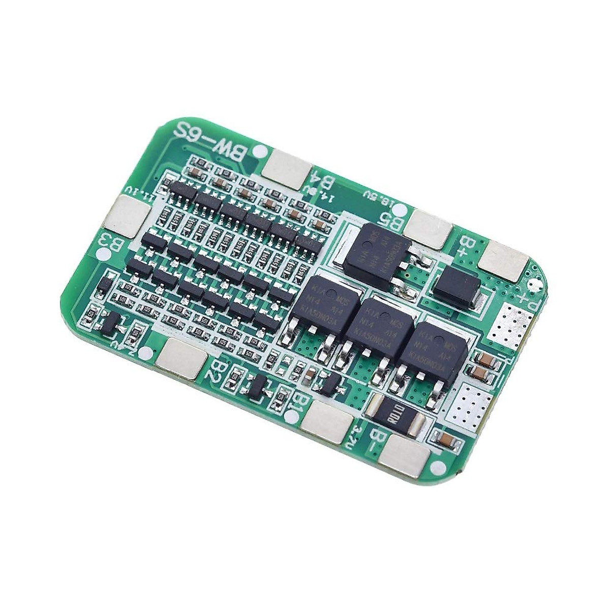 DAOKI 2PCS 6S 15A 24V Lithium Battery Protection Board 18650 Charger Module BMS PCB Protection Board for Li-ion Lithium Battery Cell with Nickel Strip