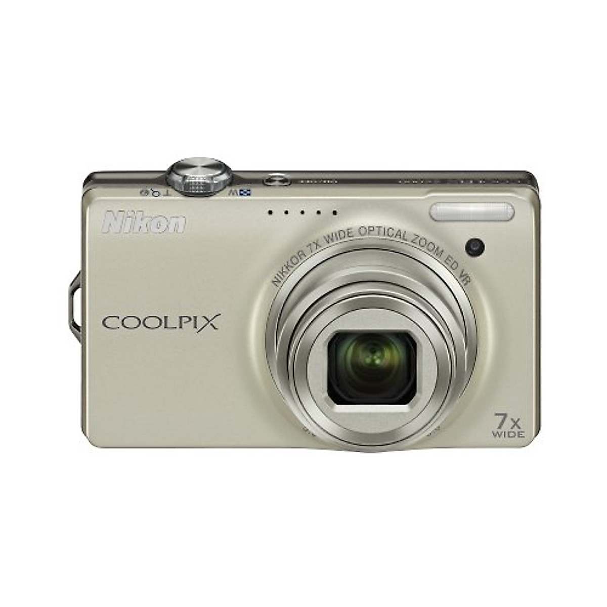 Nikon Coolpix S6000 14.2 MP Digital Camera with 7x Optical Vibration Reduction (VR) Zoom and 2.7-Inch LCD (Silver)