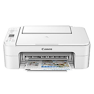 Canon Pixma TS3320 White, Works with Alexa
