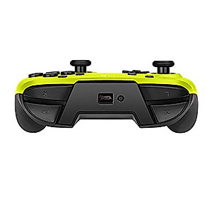PDP Gaming Faceoff Deluxe Wireless Switch Pro Controller - Yellow Camo / Camouflage - Officially Licensed by Nintendo - Customizable buttons, sticks, triggers, and paddles - Motion Sensing Controllers