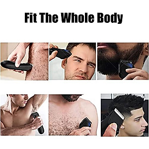 2 Pcs Replacement Blades for Manscapeed The Lawn Mower Electric Groin Hair Trimmer Blades, Hygienic Snap-In Replacement Blades Compatible with Manscaped Lawn Mower 4.0 3.0 2.0 Replaceable Blade, Black