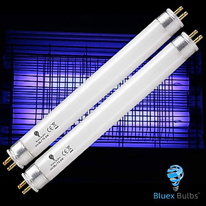 2 Pack 6 Watt Replacement Bulbs F6T5/BL Fluorescent Tube G5 Base 9 inch Full Length Replacement for DT2000XL and DT2000XLP and DT3012