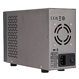 Regulated Power Supply, DC Power Supply Safe Protection Digital Display High Accuracy for Charging (HDP135V6B US Plug 115V AC)