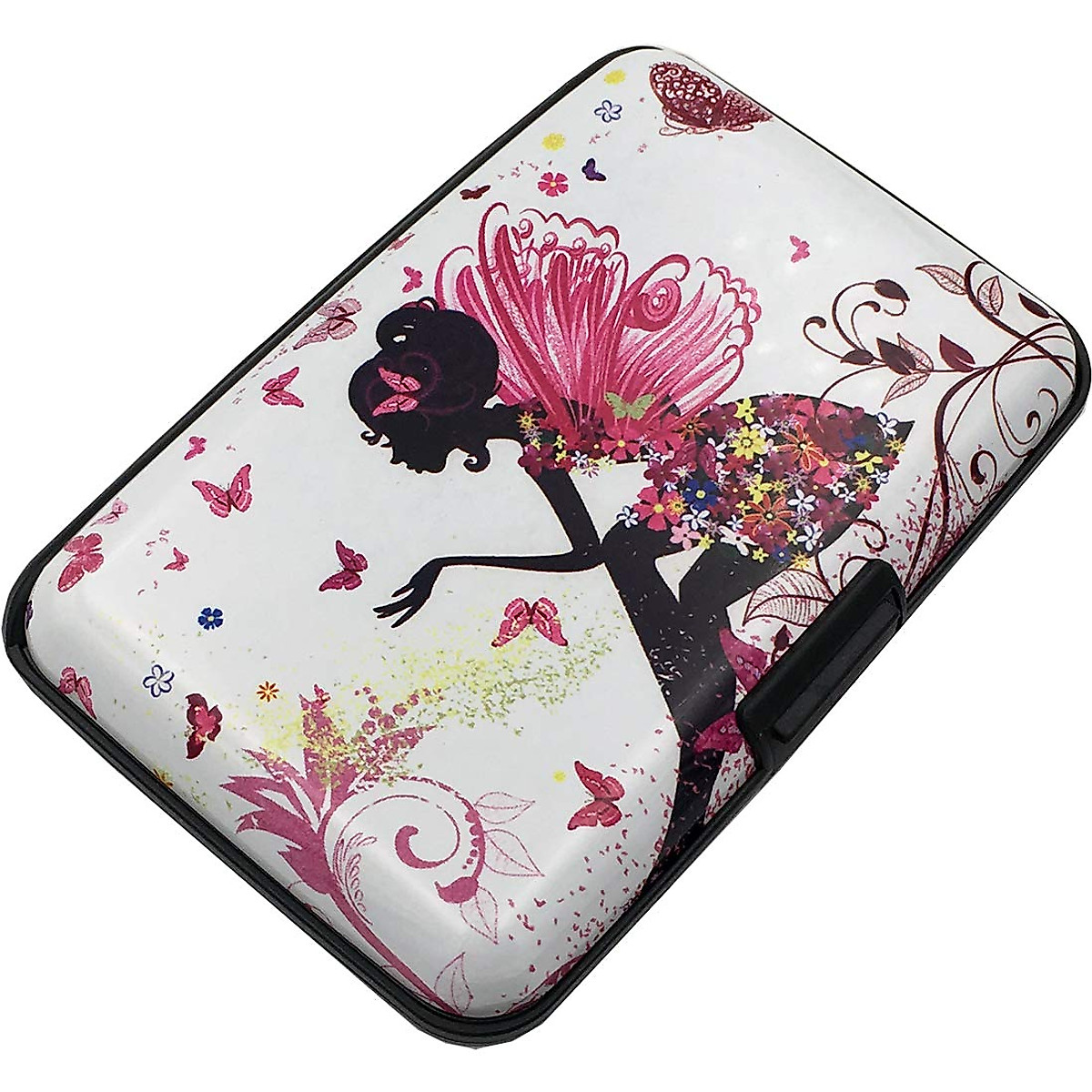 BFL RFID Credit Card Holder for Women or Men, Theft Proof Credit Card Holder, Slim Design Fits in Pocket (girl)