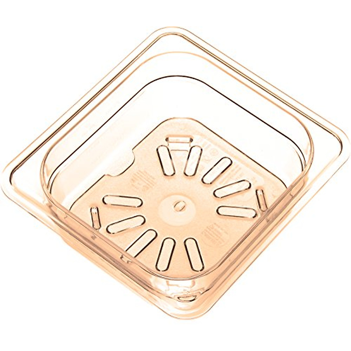 Carlisle FoodService Products 3089613 StorPlus High Heat Drain Shelf, Sixth Size, Amber