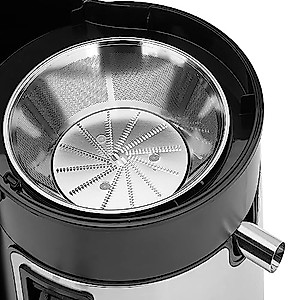 Amazon Basics Wide-Mouth, 2 speed centrifugal juicer, Black, 33.8 ounce / 1000 ML