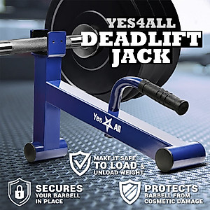 YES4ALL Mini Deadlift Bar Jack - Dark Blue