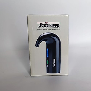 Electric Wine Aerator Pourer, Portable One-Touch Wine Decanter and Wine Dispenser Pump for Red and White Wine Automatic Wine Oxidizer Dispenser USB Rechargeable Spout Pourer