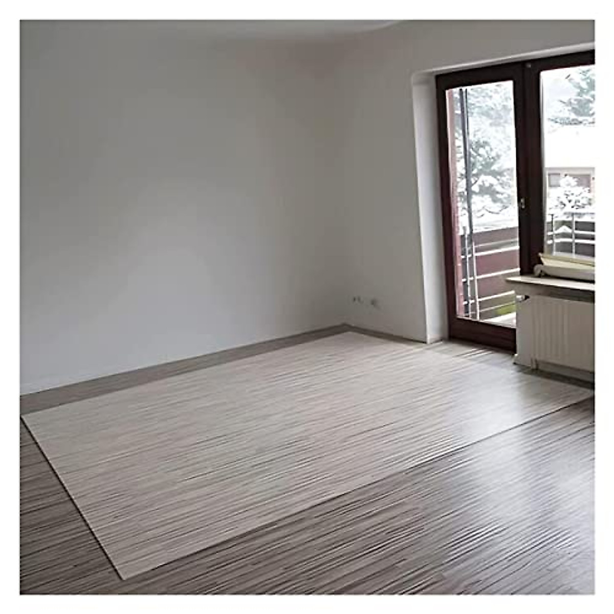 Clear PVC Desk Chair Mat Transparent Floor Protector,Rectangular Vinyl Floor Protector Mat,Wood Floor/Tile/Table Top Rug Runner,Non Skid Transparent Hallway Entrance Doormat,1.5mm Thick,100-160cm Wide