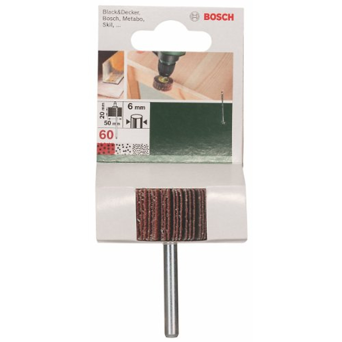 Bosch 2609256282 50 x 20 mm 60 Grit Flap Wheels
