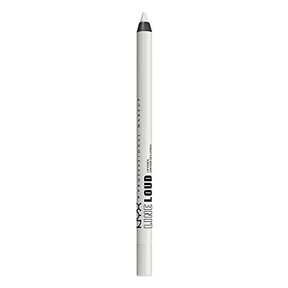 NYX PROFESSIONAL MAKEUP Line Loud Lip Liner, Longwear and Pigmented Lip Pencil with Jojoba Oil & Vitamin E - Gimme Drama (White)