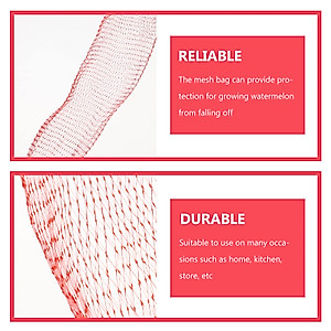 HANABASS 200pcs Mesh Produce Bags Seafood Boiling Bags Onion Fruits Mesh Produce Bags Reusable Net Bags for Vegetables and Fruits Boiling Bags for Cooking Crab Shellfish Crawfish Red