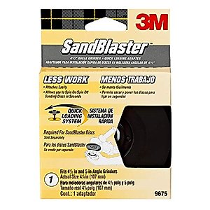 3M SandBlaster Quick Change Hub for Right Angle Grinder, 4.5 in.