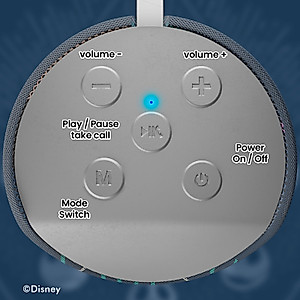 Disney Tim Burton’s The Nightmare Before Christmas Bluetooth Speaker- Jack and Sally Splashproof Wireless Speaker W/ 3 Hrs Playtime/SD Slot/FM Radio- Jack Skellington Gifts for Women, Men and All Fans