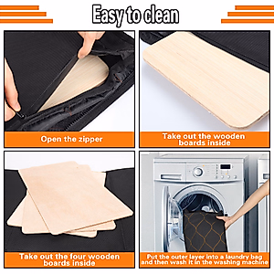 BABYLTRL Back Seat Extender for Dogs, Dog Car Seat Cover for Back Seat Bed for Car Travel Bed, Dog Hammock for Car Camping Mattress, Thickened Foldable Waterproof Dog Bed for Car SUV Compact Trucks