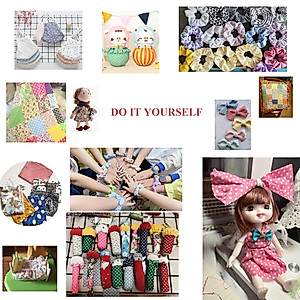 Pofik 7 pcs/lot Quilting Fabric Bundles,100% Cotton Fat Quarters Printed Craft Fabric, 20 x 20 inches (50cm x 50cm) Precut Squares Sheets for Patchwork DIY Craft Sewing (Grey)