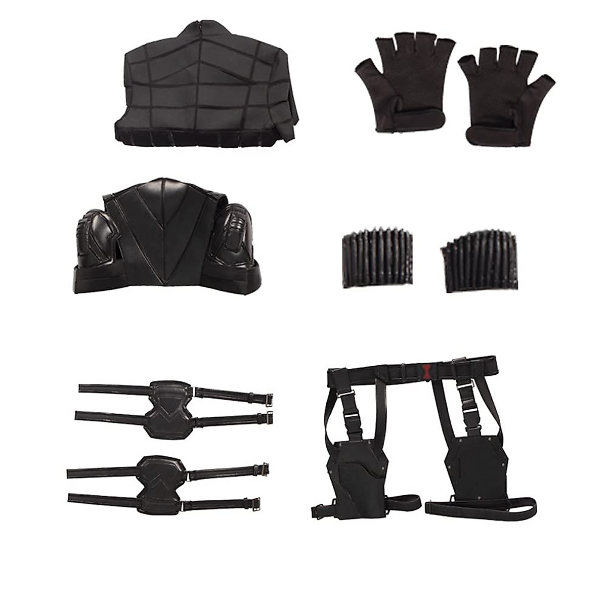 Yelena Belova Costume Jacket Vest Women Black Agent Soldier Natasha Widow Cosplay Halloween Outfits (Small, Style 4)