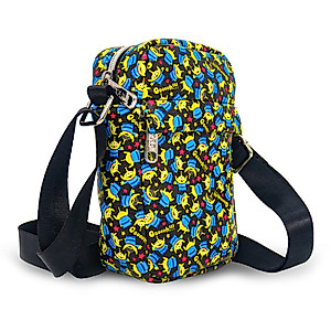 Disney Bag, Cross Body, Toy Story Aliens and Stars Scattered, Black, Vegan Leather