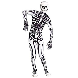 Fun Costumes Men's White Skeleton X-Large