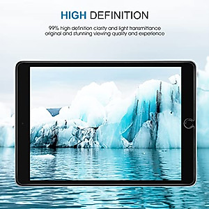 SPARIN 2 Pack Screen Protector for iPad 9th Generation 10.2 inch, Tempered Glass Compatible with iPad 9 (2021 Released)