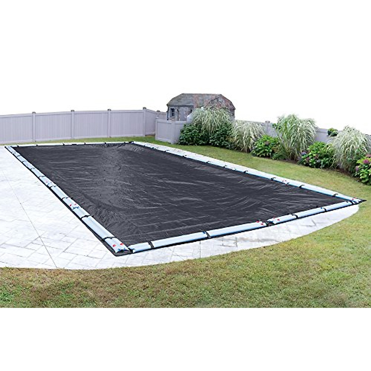 Pool Mate 362545R-PM Classic Winter In-Ground Pool Cover, 25 x 45-ft, Navy Blue