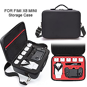 SYCOOVEN Portable Travel Carrying Case Storage Bag Drone Accessories Fit For FIMI X8 MINI(Grey B)