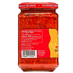 Pate Crushed Calabrian Chili Pepper Pate', Smoother textured version of our Crushed Pepper Paste, 10 oz, TuttoCalabria