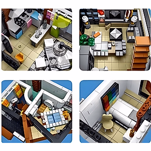 General Jim's Modern Cubist Villa Modular City Building Blocks MOC Bricks Set | Compatible with Lego City Sets and Other Major Brands