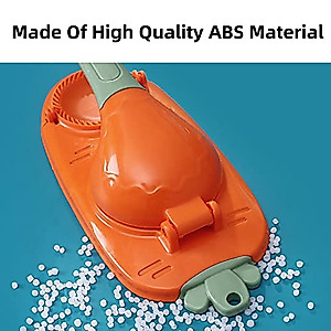 2 In 1 Dumpling Maker Machine, 2023 New Kitchen Dumplings Making Tool, Manual Dough Presser Dumpling Wrappers Press Wrapper for Dumplings, Wonton(Orange)