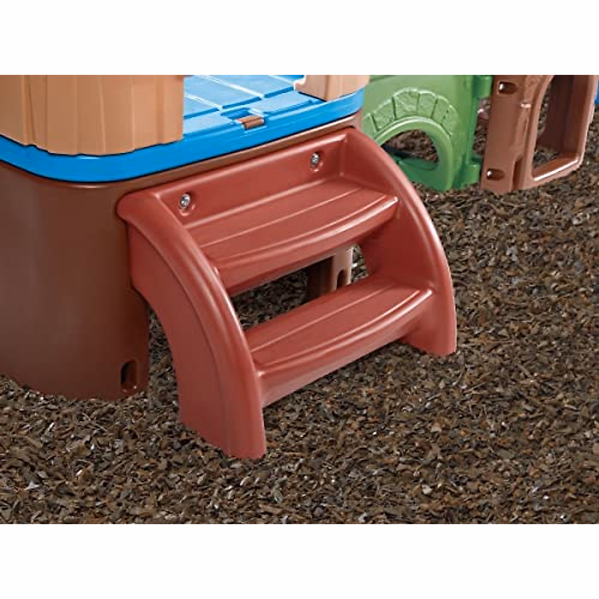 Step2 Clubhouse Climber Playset – Toddler Play Gym with Elevated Clubhouse, Two Slides, Bridge, and Crawl-Through Tunnel