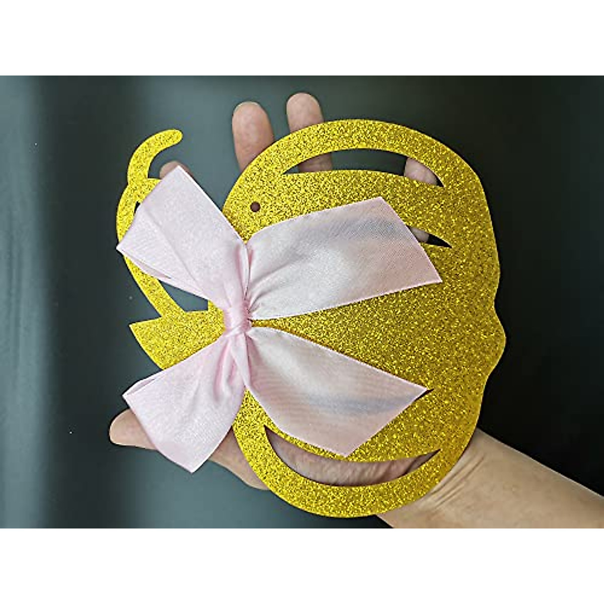 Gold Glittery Little Pumpkin Banner for Pumpkin Baby Shower Party Decorations, Thanksgiving Fall Theme Baby Shower Kid’s Birthday Party Decorations