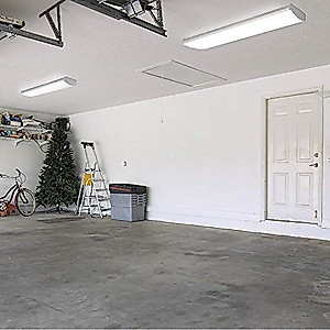 Commercial Electric 54677141 4 ft. White LED High Output Wrap 58 Watt, 5200 Lumens, 4000K Bright White