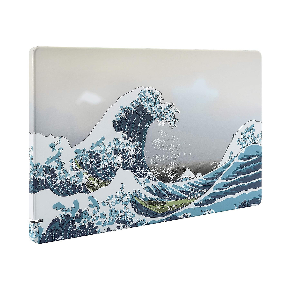 eXtremeRate Custom Soft Touch Grip Faceplate for Nintendo Switch Dock, The Great Wave Patterned DIY Replacement Housing Shell for Nintendo Switch Dock - Dock NOT Included