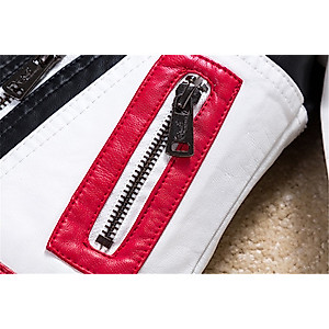 BUDERMMY Boys Leather Motorcycle Pilot Jackets Toddler Coats Black Size 11