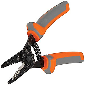 Klein Tools 11055RINS 1000V Insulated Klein Kurve Wire Stripper/Cutter Cuts and Strips 10-18 Solid and 12-20 Stranded AWG Wire