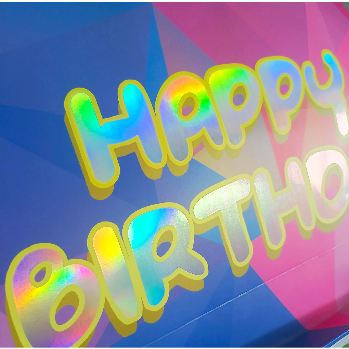 Cmecial Extra Large Birthday Gift Bag, 16'', Gold/Laser Foil, Gift Bag with Tissue Paper for Women, Girls, Kids, Party, Wedding, Christmas, Graduation, Baby Shower, Thanksgiving