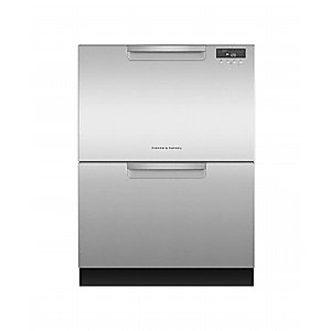 Fisher and Paykel Double DishDrawer Dishwasher, 14 Place Settings (EZKleen Stainless Steel)